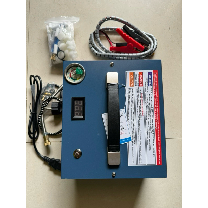 Jual Kompresor pcp autostop portable 12v max preasure 4500 psi | Shopee ...