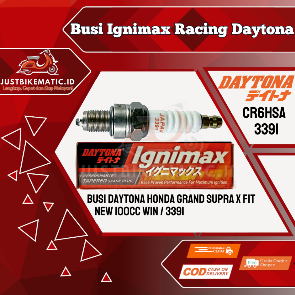Jual Busi Racing Ignimax Iridium Tapered Spark Plug Honda Grand Supra X Fit New 100 cc WIN ...