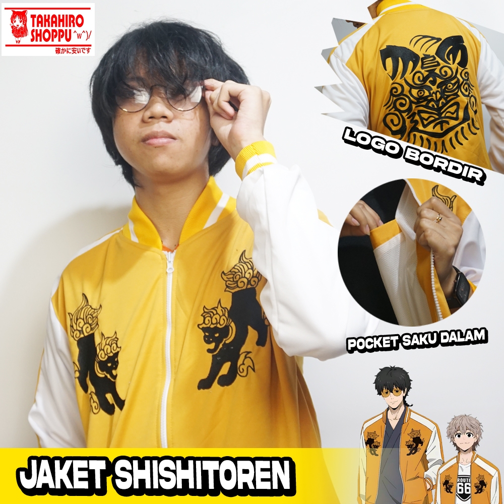 Jual Jaket Cosplay Anime WIND BREAKER Shishitoren Jacket Choji Tomiyama ...