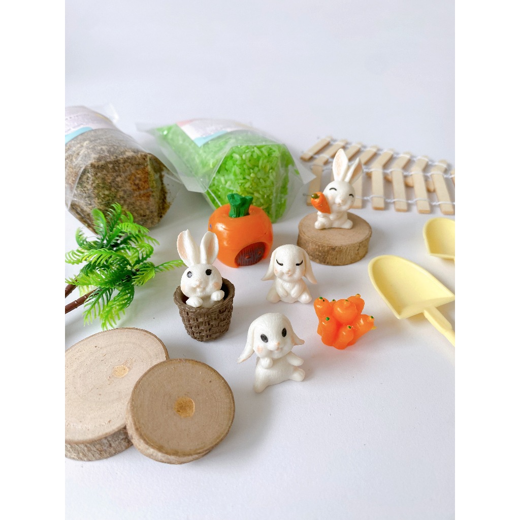 Jual Rabbit Set Food Grade | Mainan Sensory Kelinci Beras Pasir Anak ...