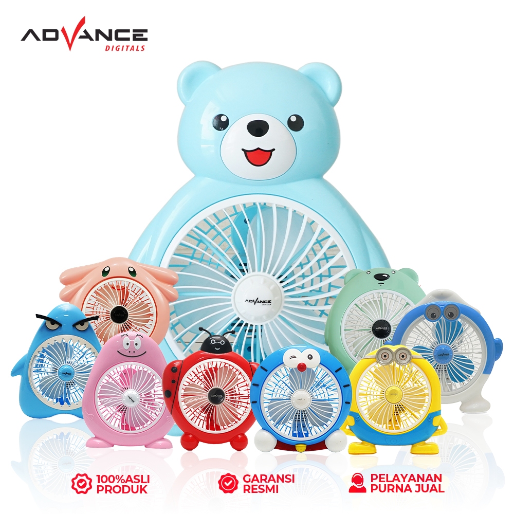 Jual Advance BF-08 Kipas Angin Karakter 8 Inch Kipas Duduk Lucu Desktop ...
