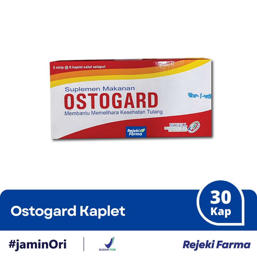 Jual Ostogard 1 Box isi 30 Kaplet - Novell Suplemen Makanan Kesehatan ...