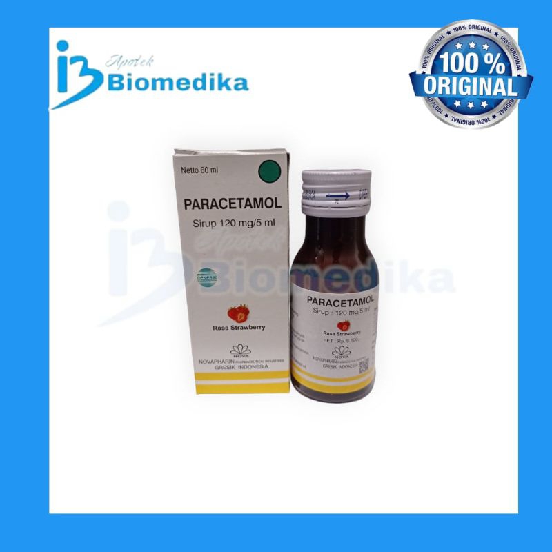 Jual PARACETAMOL SYR 60ML OBAT DEMAM | Shopee Indonesia