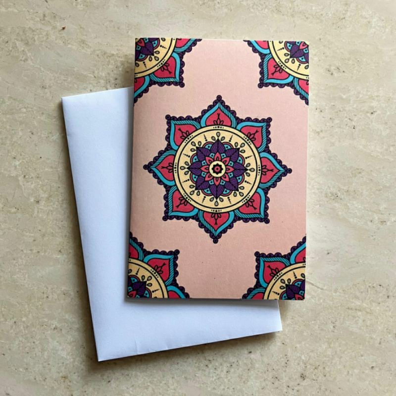 Jual Blank Card Batik / Kartu Ucapan Motif Batik / Kartu Batik - M403 ...