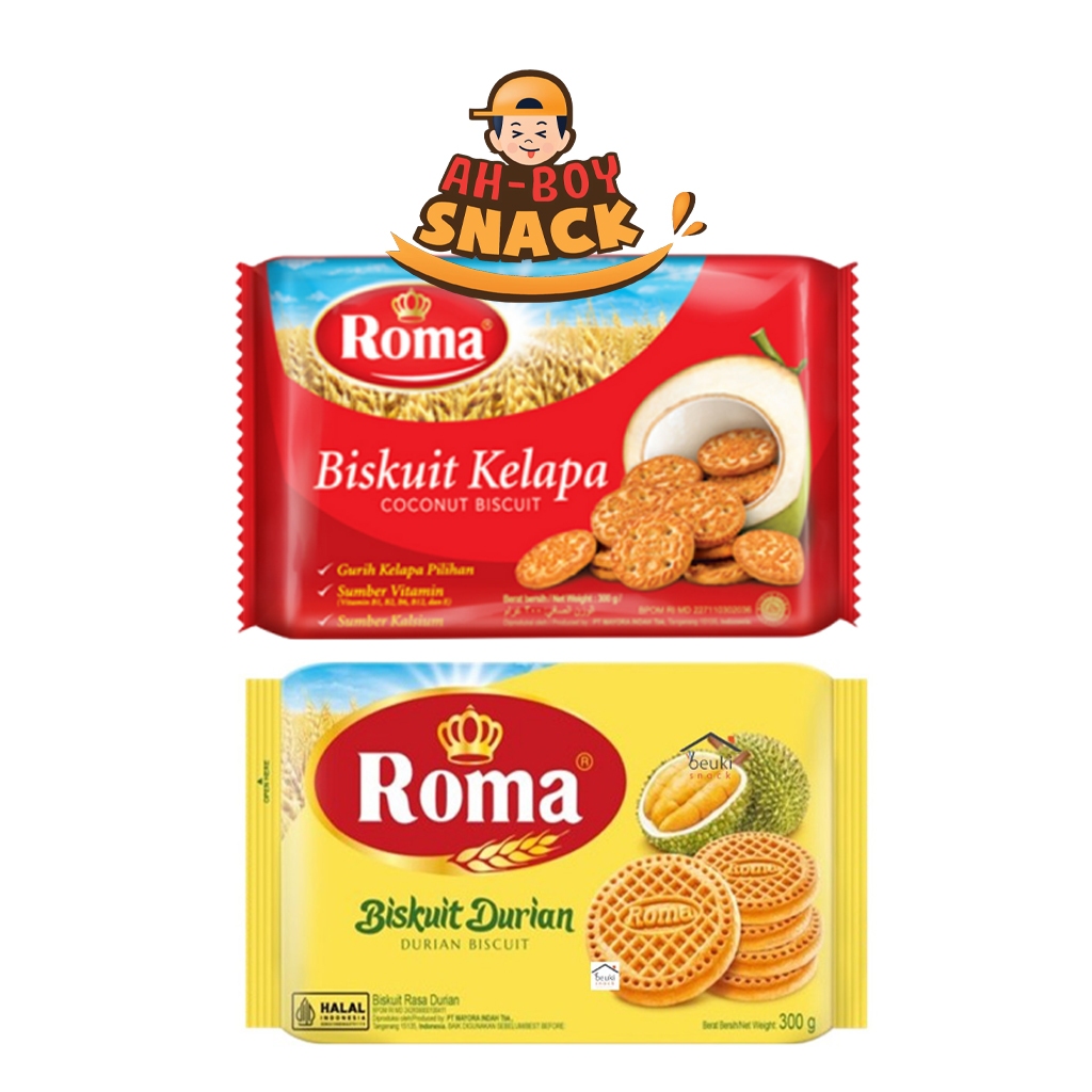 Jual ROMA BISKUIT KELAPA 300GR MAYORA | Shopee Indonesia