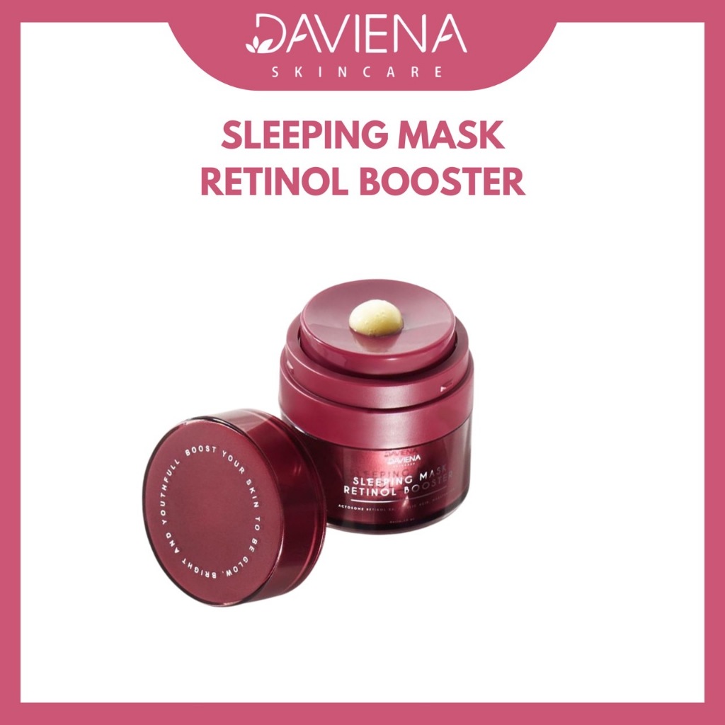 Jual DAVIENA SKINCARE SLEEPING MASK RETINOL BOOSTER | Shopee Indonesia