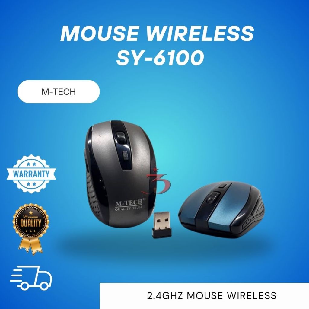Jual Mouse Wireless M-Tech SY- 6100 | Shopee Indonesia