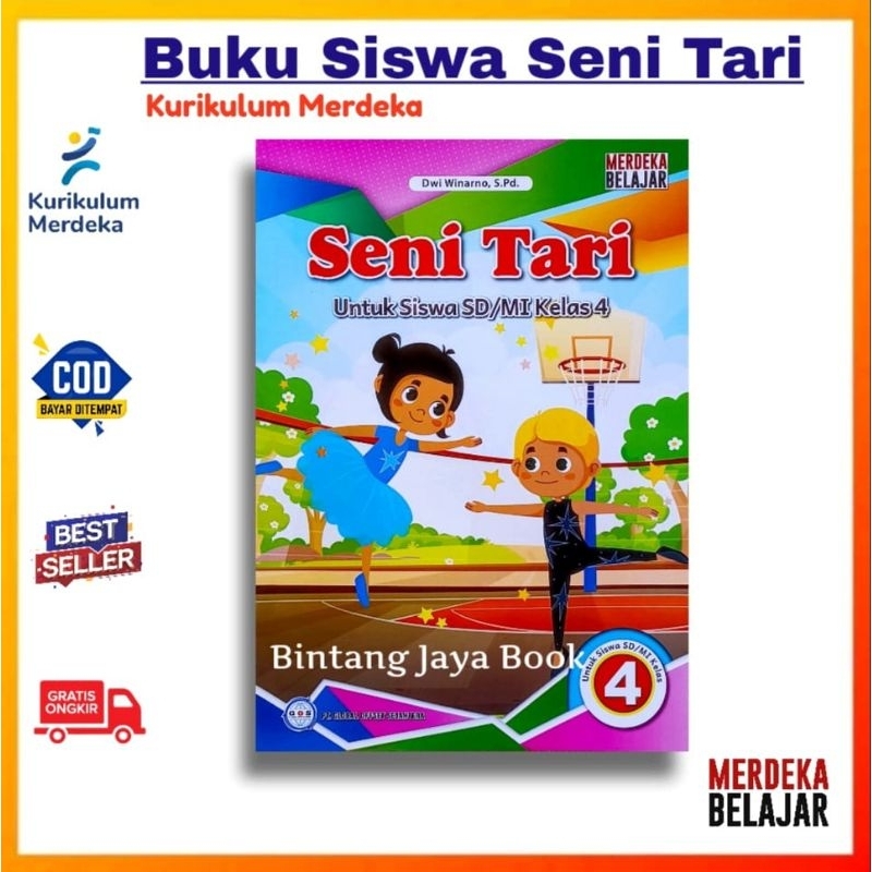 Jual Buku Siswa Seni Tari Kelas 4 SD/MI Kurikulum Merdeka | Shopee Indonesia