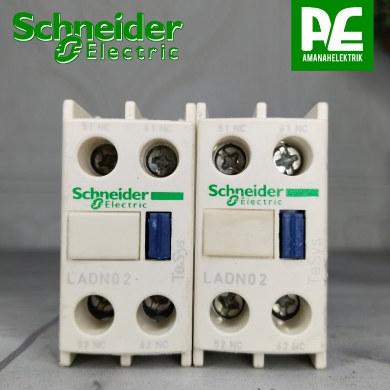 Jual AUXILLIARY AUX CONTACT KONTAK SCHNEIDER LADN02 ORIGINAL | Shopee ...