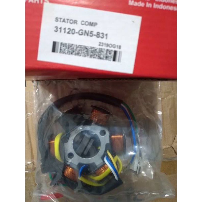 Jual Spul Stator Assy Honda Astrea Grand Supra X Lama Revo Lama GN5/KEV Motor Sparepart | Shopee ...