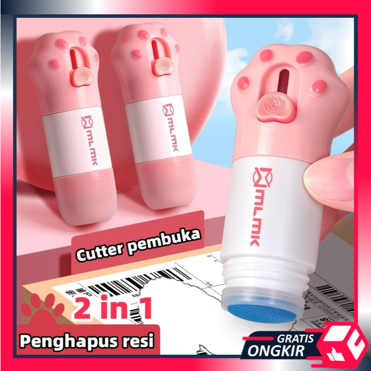 Jual Gratis Ongkir - 6317 Penghapus Alamat Resi Paket / Cutter Membuka ...