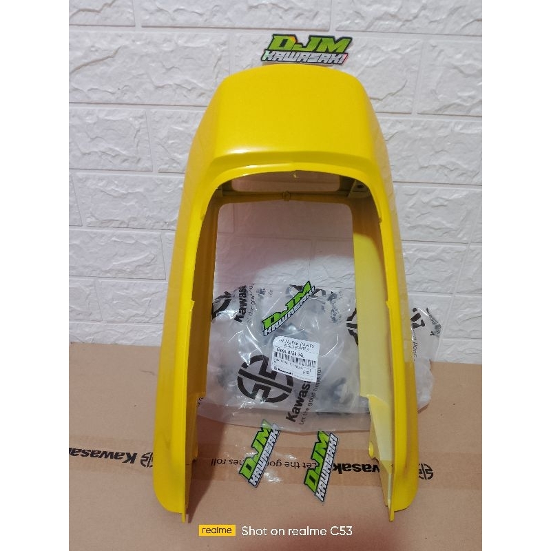 Jual Body belakang ninja 150 R SS kuning original kawasaki | Shopee ...