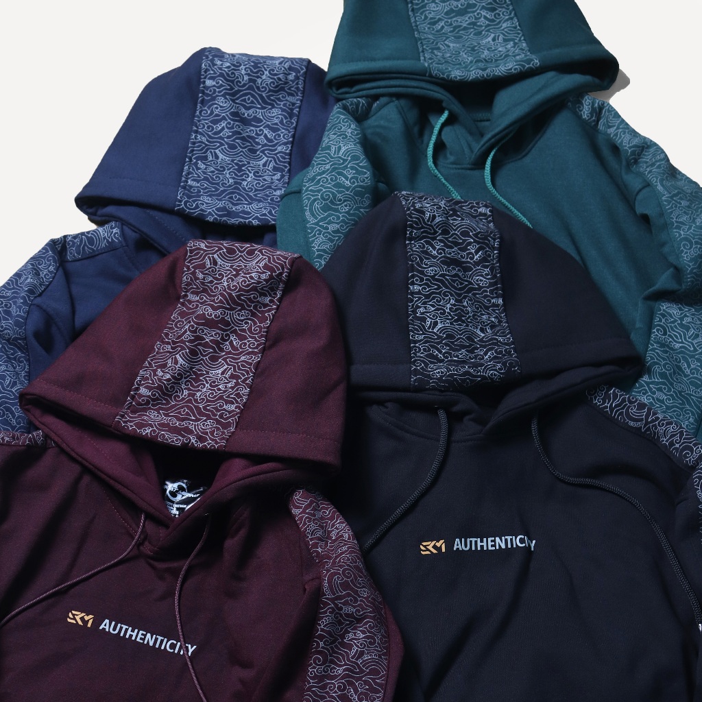 Jual Shikat Miring Authentic Hoodie Stripe Batik | Shopee Indonesia