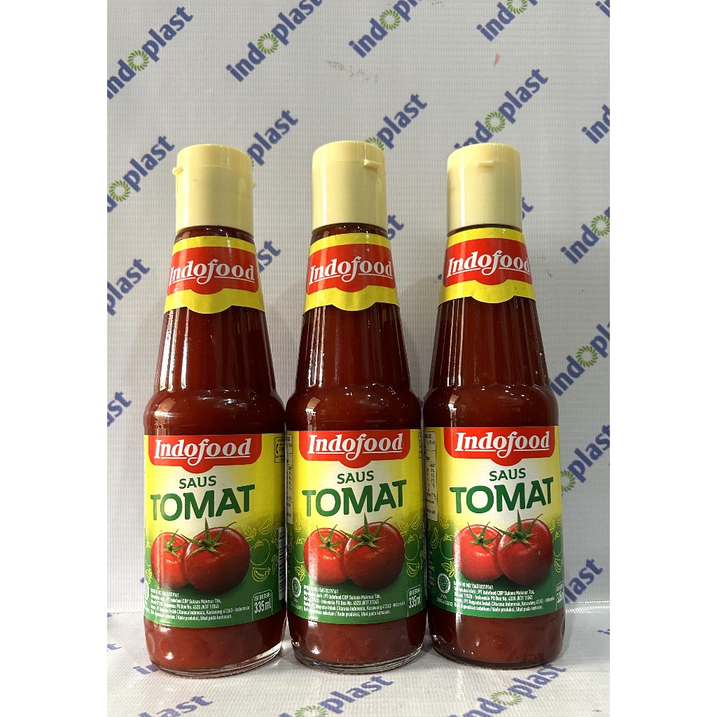 Jual Indofood Saus Tomat Botol Besar 335 mL | Shopee Indonesia