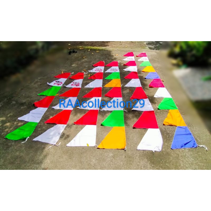 Jual Umbul Umbul Garuda 8 Gelombang Merah Putih dan Warna (kodian/20pcs) | Shopee Indonesia