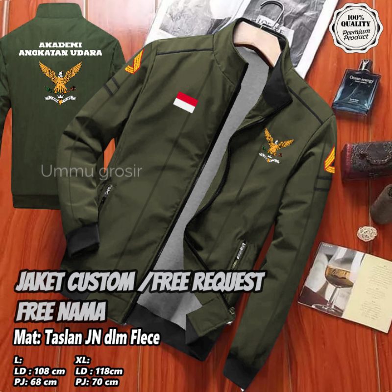 Jual JAKET AKADEMIK ANGKATAN UDARA MODEL RUBBY FREE NAMA | Shopee Indonesia