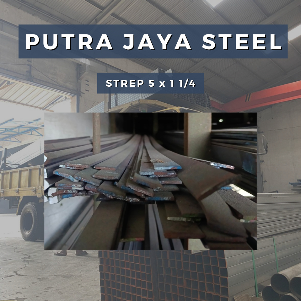 Jual PLAT STRIP | PLAT STRIP BESI 5 x 1 1/4 | Shopee Indonesia