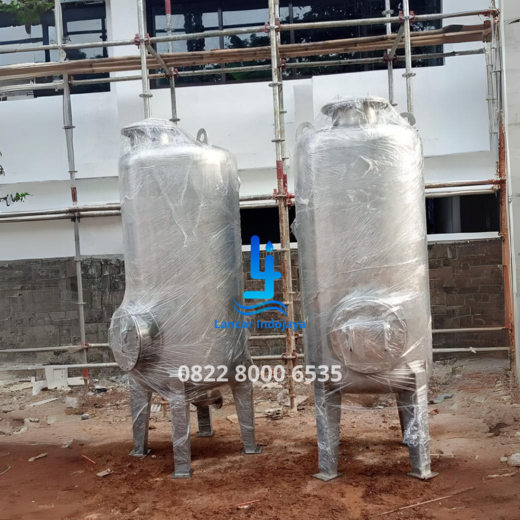 Jual Tabung Filter Air Tanki STAINLESS STEEL Sand Filter Carbon Filter ...