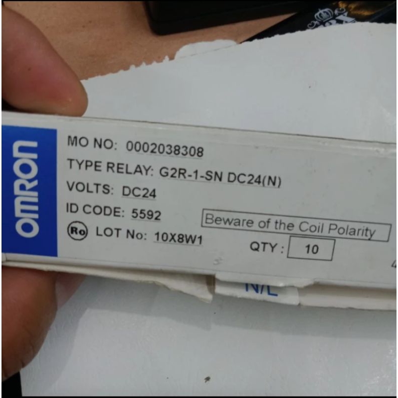 Jual RELAY OMRON G2R-1-SN 24VDC ORIGINAL ASLI | Shopee Indonesia