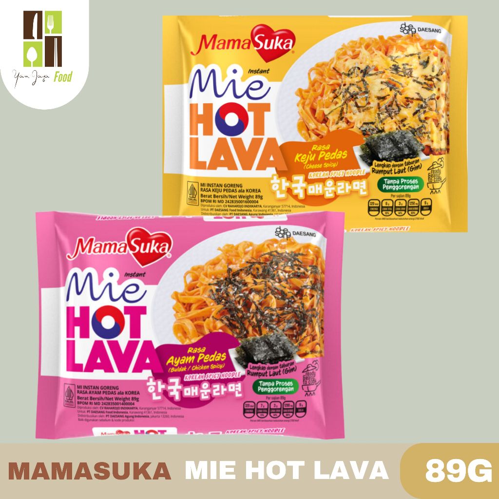 Jual Mamasuka Mie Hot Lava / Mie Instan Korea / Mie Korea Rasa Keju ...