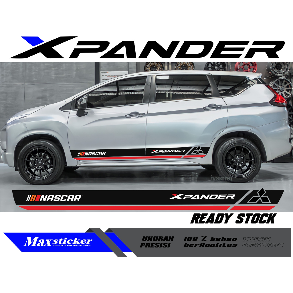 Jual sticker xpander ultimate terbaru sticker body samping mitsubishi ...
