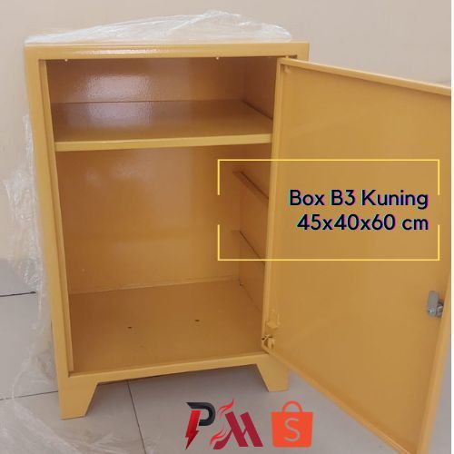 Jual BOX B3 60 X 45 X 40 CM KOTAK PENYIMPANAN BARANG BERACUN BERBAHAYA ...