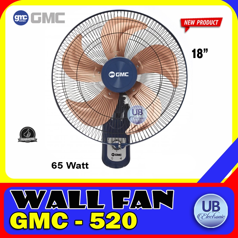 Jual KIPAS ANGIN DINDING GMC 520 18 INCH WALL FAN GARANSI RESMI 5 BALING BESI | Shopee Indonesia