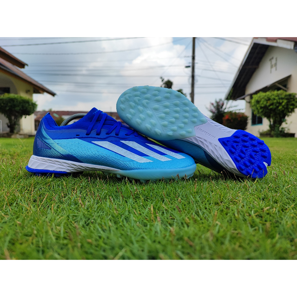 Jual adidas Sepatu Futsal X Crazyfast.1 turf Bright Royal White Solar ...