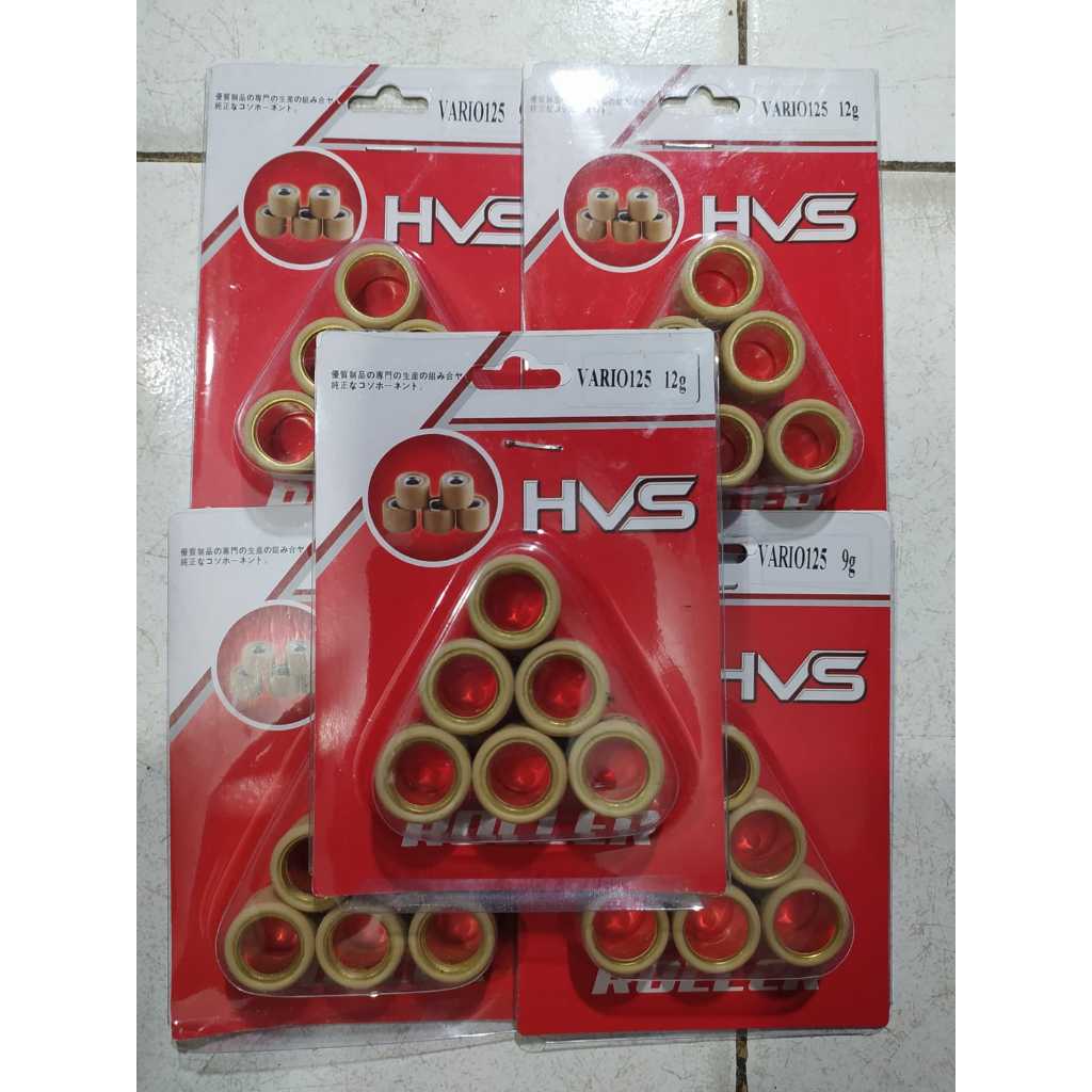 Jual ROLLER HVS RACING MIO LAMA 9GRAM + bonus emas 24k/ ROLLER HVS ...