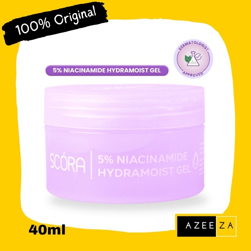 Jual Scora 5% Niacinamide Hydramoist Gel Moisturizer 40ml | Shopee ...