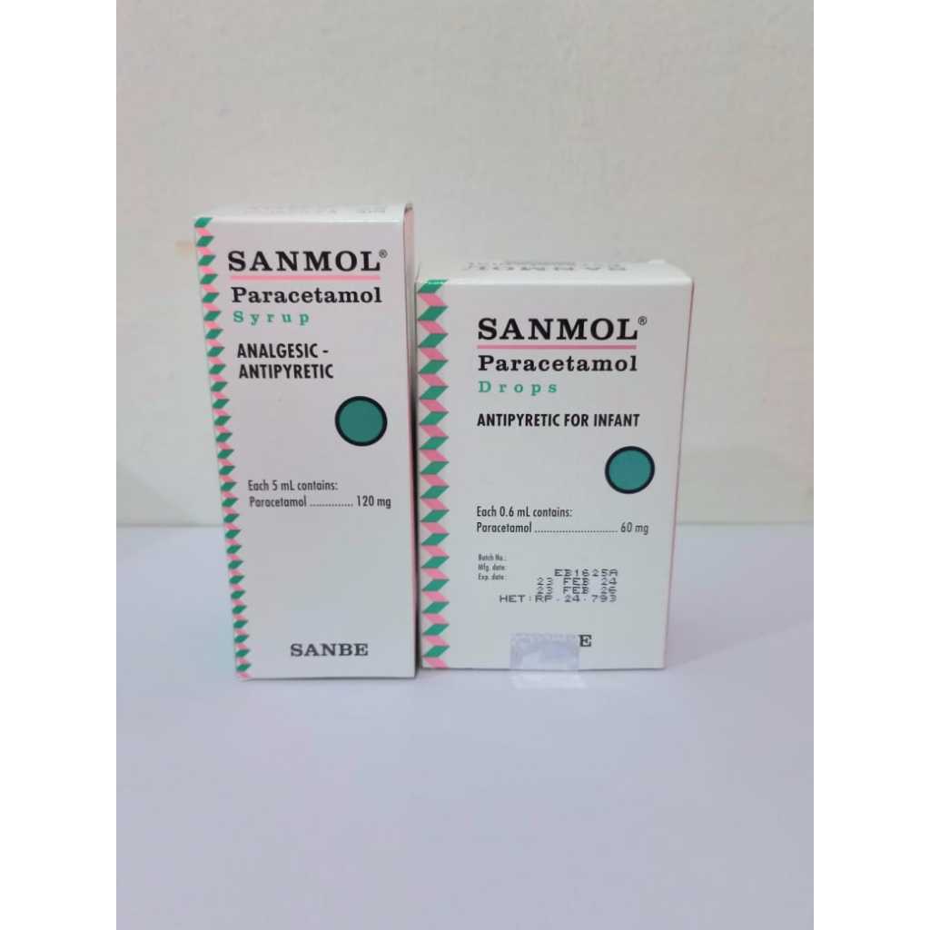 Jual Sanmol drops 15 ml / sanmol syrup 60 ml / Tablet 500 mg CEK VARIAN ...