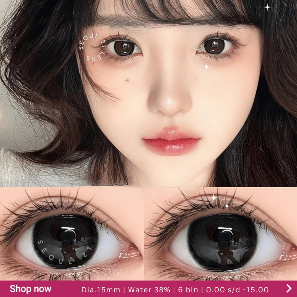 Jual SOFTLENS EOS BABY BLACK HITAM NORMAL MINUS s.d 15.00 Softlen Minus ...
