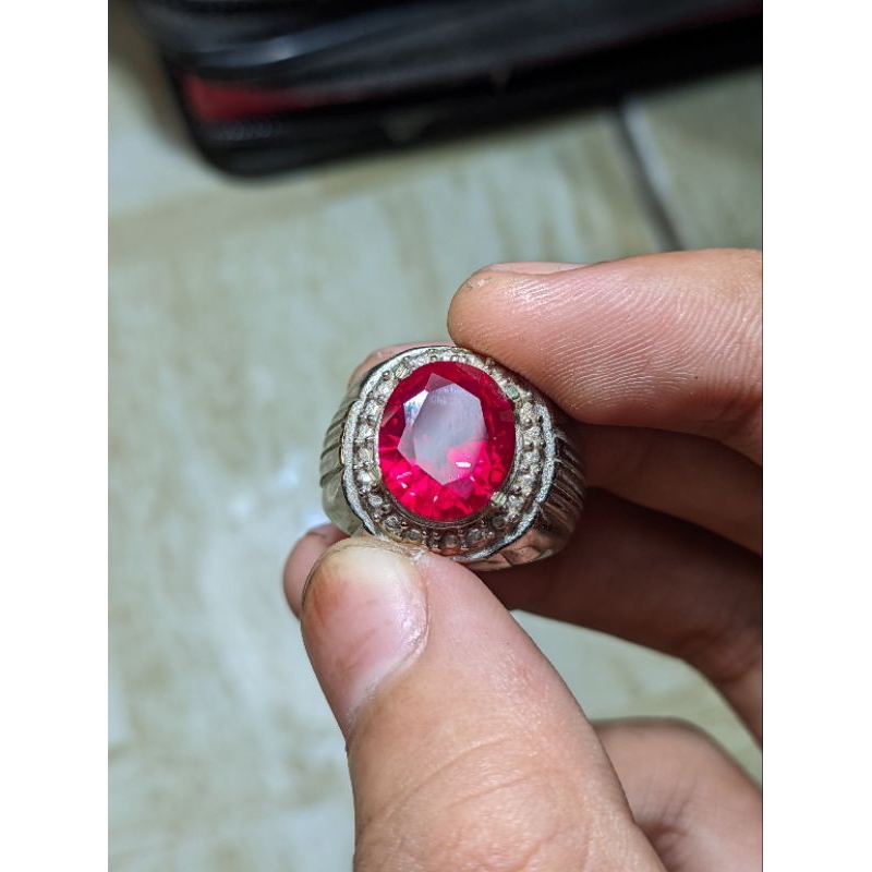 Jual batu permata merah delima cutting | Shopee Indonesia
