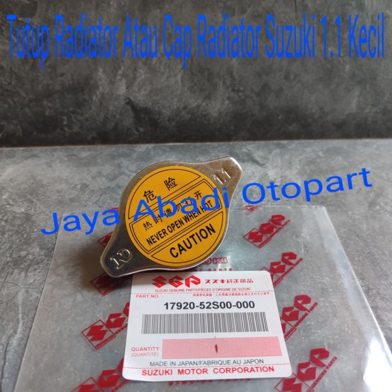 Jual Tutup Radiator Cap Radiator Suzuki Swift Karimun Kotak 1.1Kecil ...