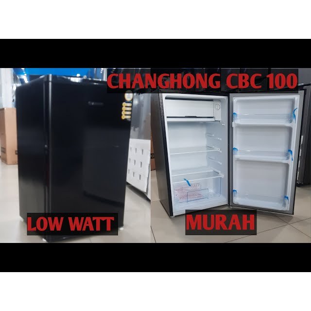 Jual lemari es CHANGHONG CHANG HONG CBC 100 Kulkas 100 liter Pertama di Indonesia low 90 watt ...