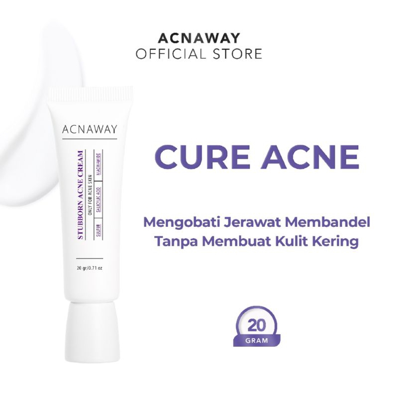 Jual RRS ️ ACNAWAY - Stubborn Acne Cream | Cream Jerawat Acne Spot ...