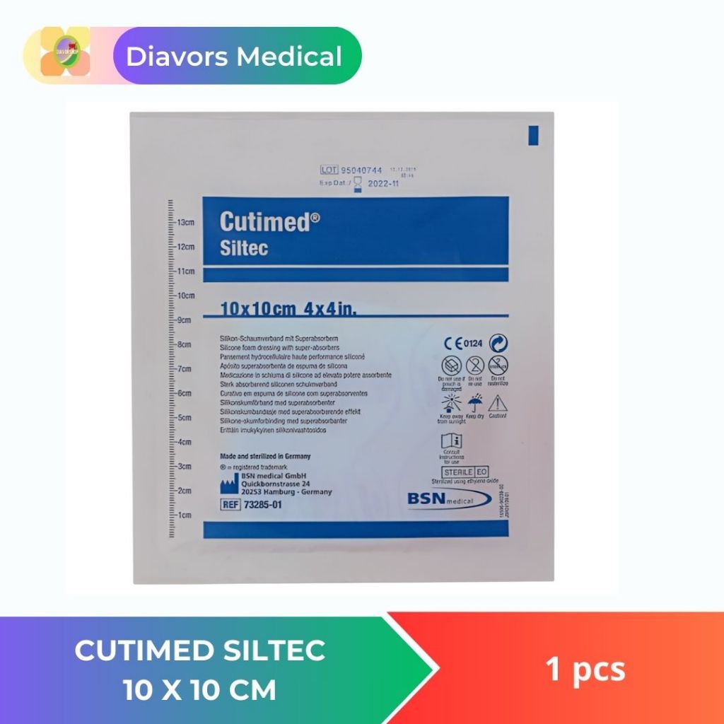 Jual cutimed Siltec 10 cm x 10 cm / Foam Dressing / Dressing Luka / 1 ...