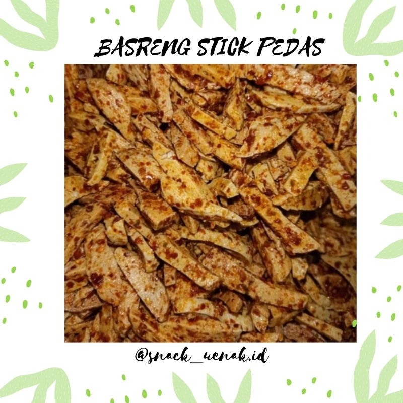 Jual SNACK KILOAN BASRENG STICK PEDAS 250 GRAM | CEMILAN MURAH MAKASSAR ...