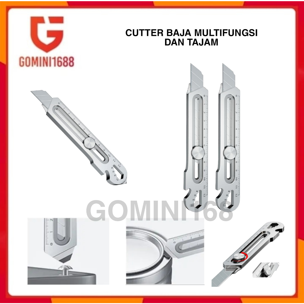 Jual Cutter Besi Multifungsi 6 In 1 Cuter Stainless Baja Dengan Mata ...
