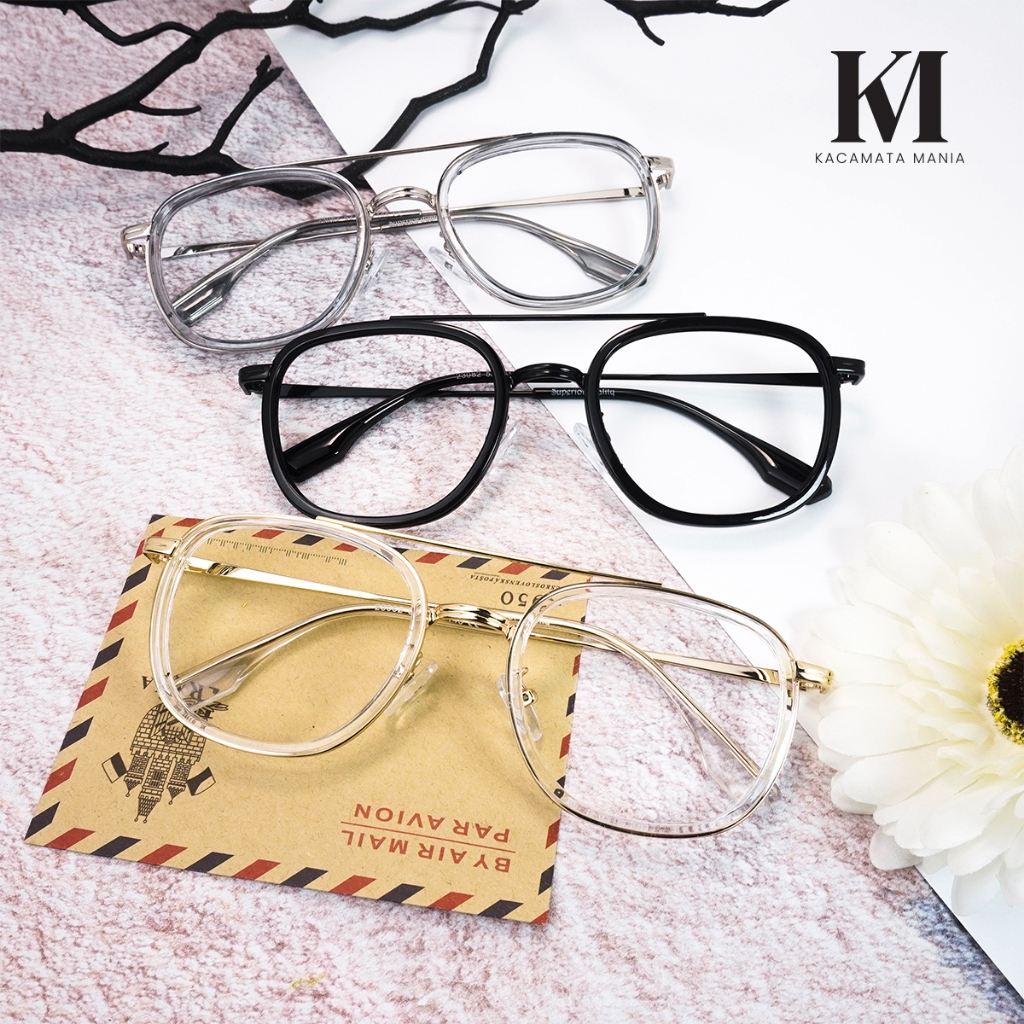 Jual Kacamata Frame 23082 lensa photocromic photobrown blueray ...
