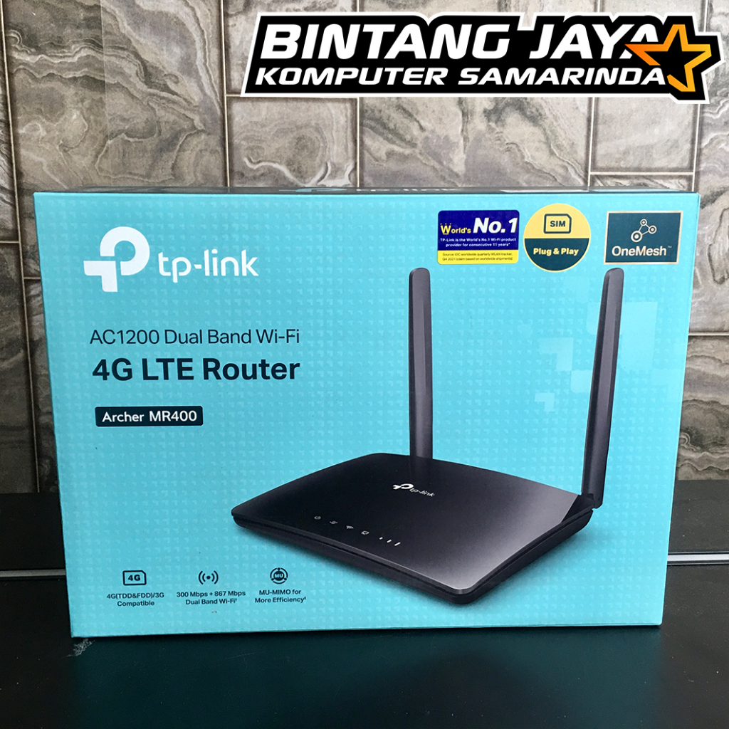 Jual TP-Link Archer MR400 AC1200 Wireless Dual Band Wifi 4G LTE Router ...