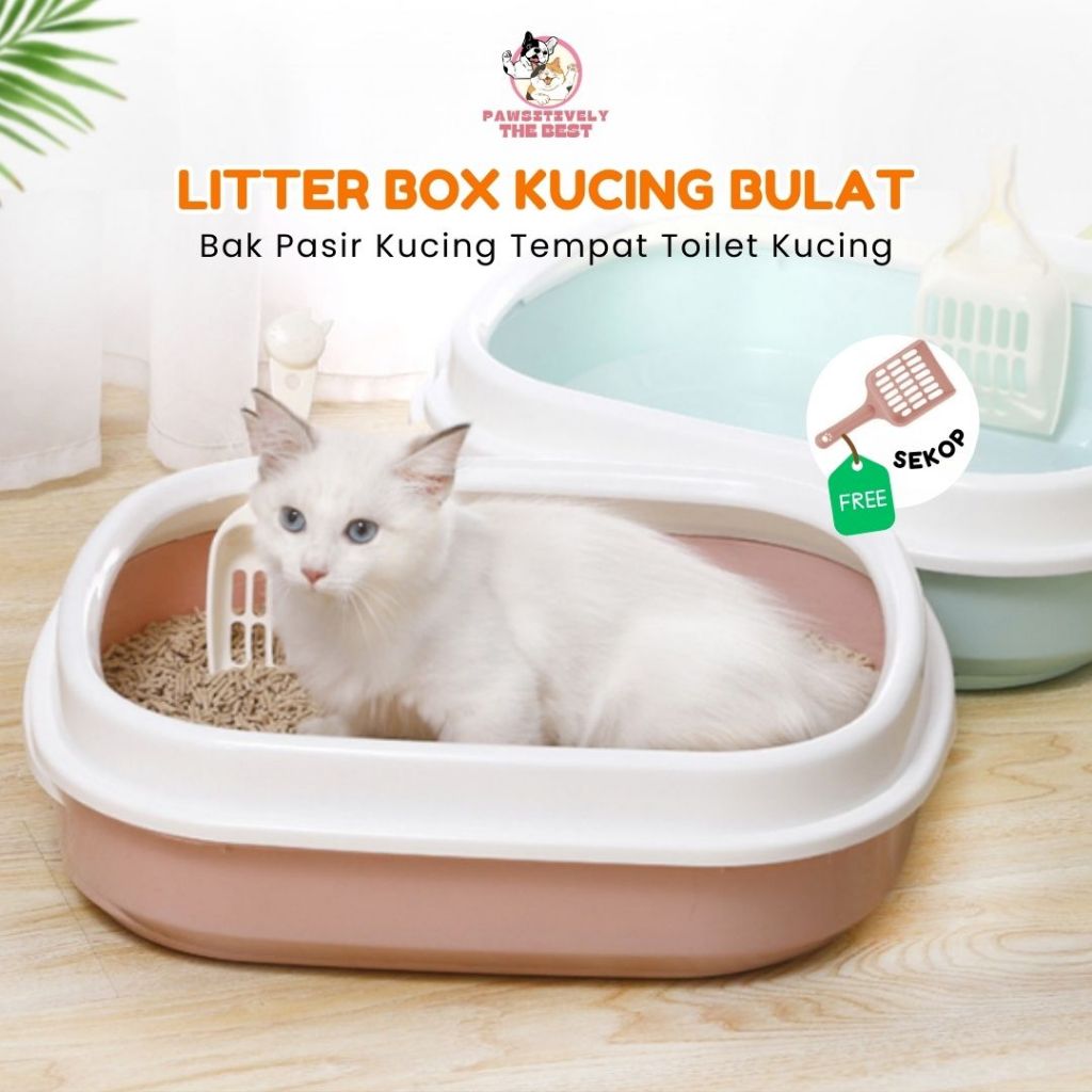 Jual Litter Box Kucing Bulat - Bak Pasir Kucing Tempat Toilet Kucing ...