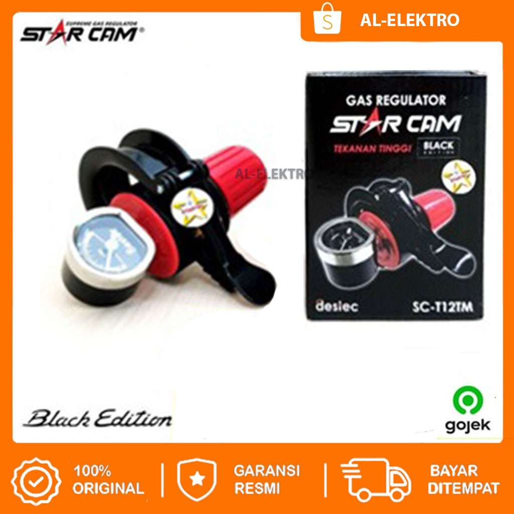 Jual FREE BUBLE WARP STAR CAM SC T12RM Paket Selang - Regulator Gas LPG ...