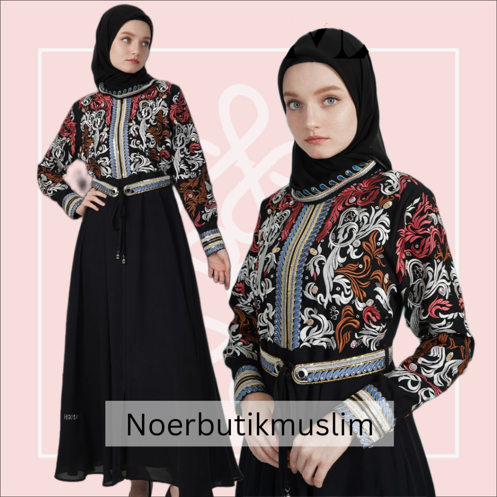 Jual HIKMAT FASHION ORIGINAL A3045-02 ABAYA HIKMAT TERBARU 2024 NOERBUTIKMUSLIM | Shopee Indonesia