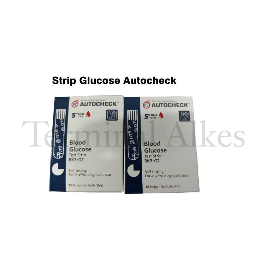 Jual Strip Gula Autocheck / Strip Glucose (25Strip) | Shopee Indonesia