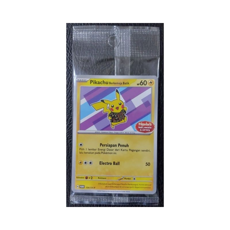 Jual Kartu Pokemon TCG - Pikachu Berkemeja Batik Xatu 154/SV-P | Shopee Indonesia