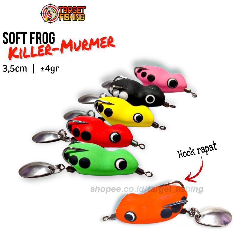Jual Soft Frog Killer 3.5cm - Umpan Casting Gabus / Haruan Softfrog ...