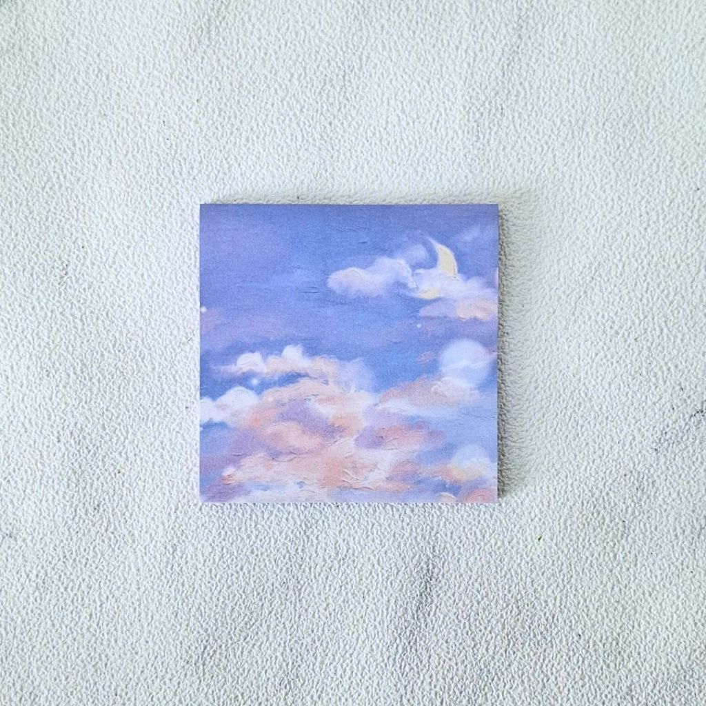 Jual STARLIGHT SKY Sticky note dengan Tema Oil Painting 8x8 cm | Shopee ...