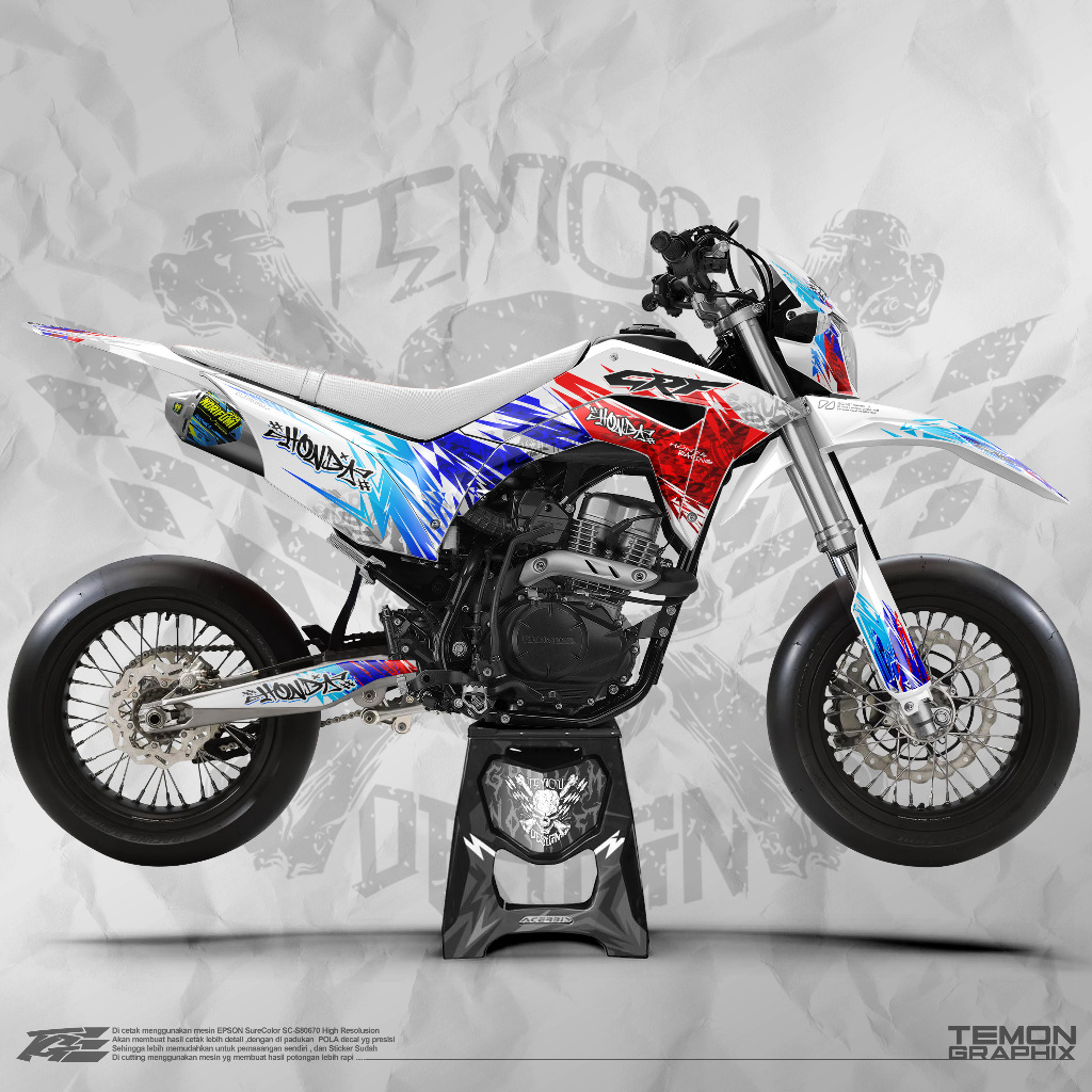 Jual Decal Honda Crf 150 L Supermoto Surex Stiker Crf Hologram Premium ...