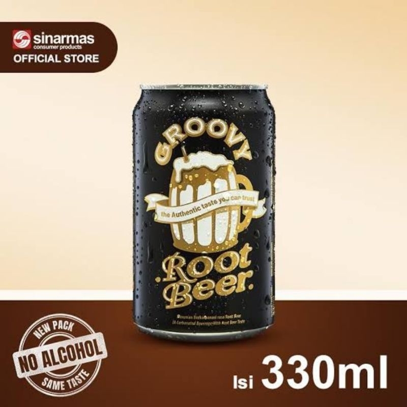 Jual Root beer groovy 330ml | Shopee Indonesia